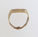 Gold ring with inscribed bezel | Roman | Imperial | The Metropolitan ...