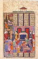 Abu'l Qasim Firdausi - "Birth of Rustam", Folio from a Shahnama (Book ...