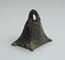 Square Pyramidal Bell | Frankish (?) | The Metropolitan Museum of Art