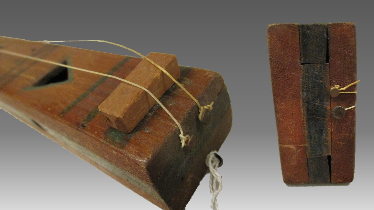 Tsii' Edo' Ai (bowed zither) Apache Fiddle - Native American (Apache ...