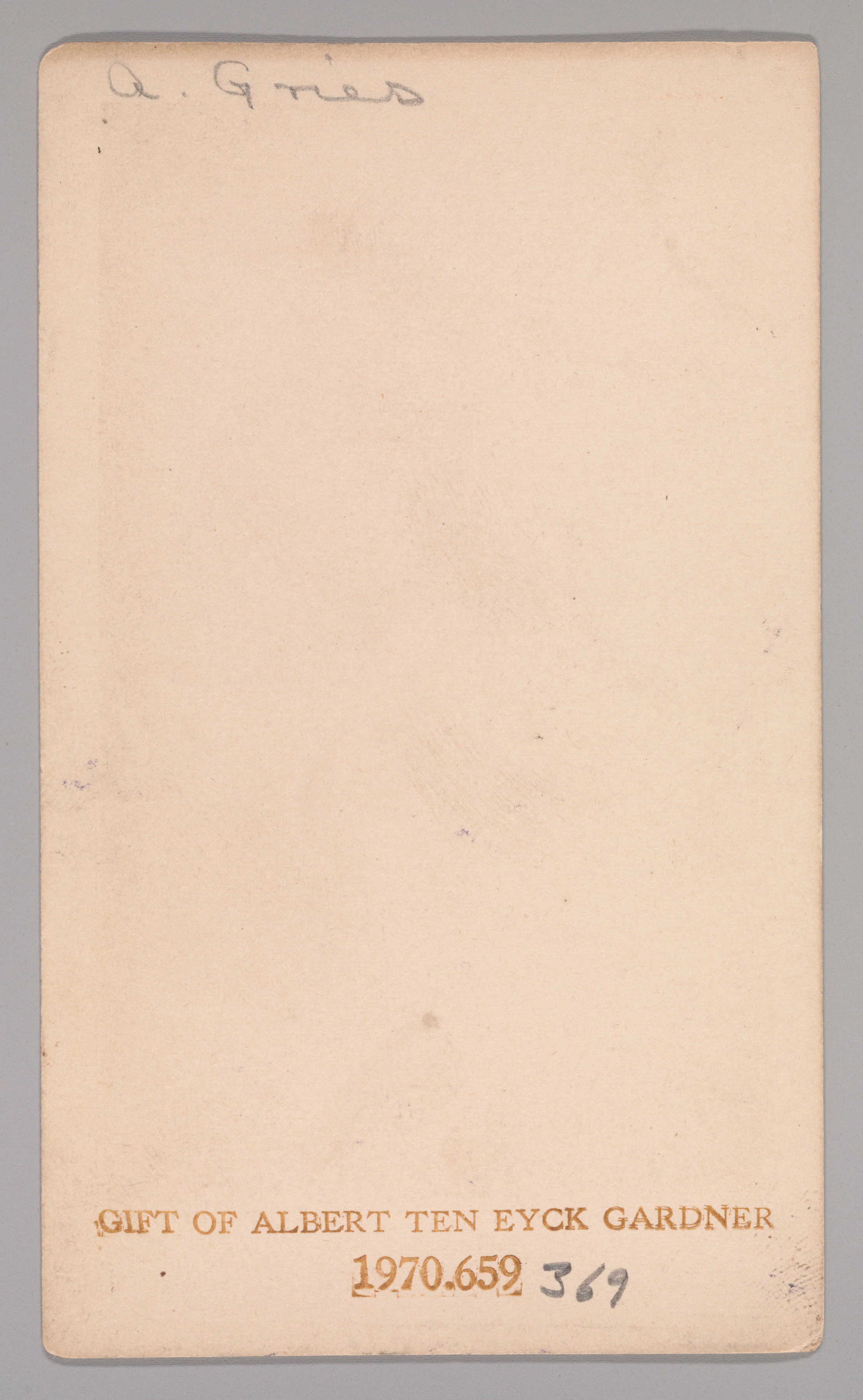 Unknown | [? Gres] | The Metropolitan Museum of Art