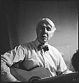 Walker Evans - [72 Portraits of Carl Sandburg Singing and Playing ...