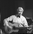 Walker Evans - [72 Portraits of Carl Sandburg Singing and Playing ...