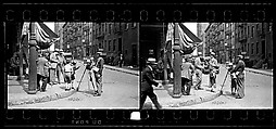 Walker Evans - [Two 35mm Film Frames: Tintype Photographer and Group on ...